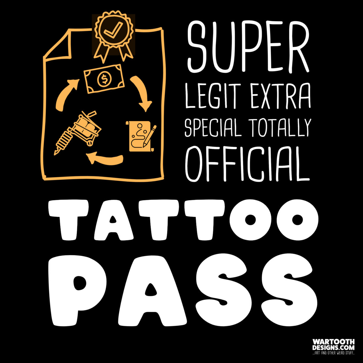 Tattoo Pass - Wartooth Designs
